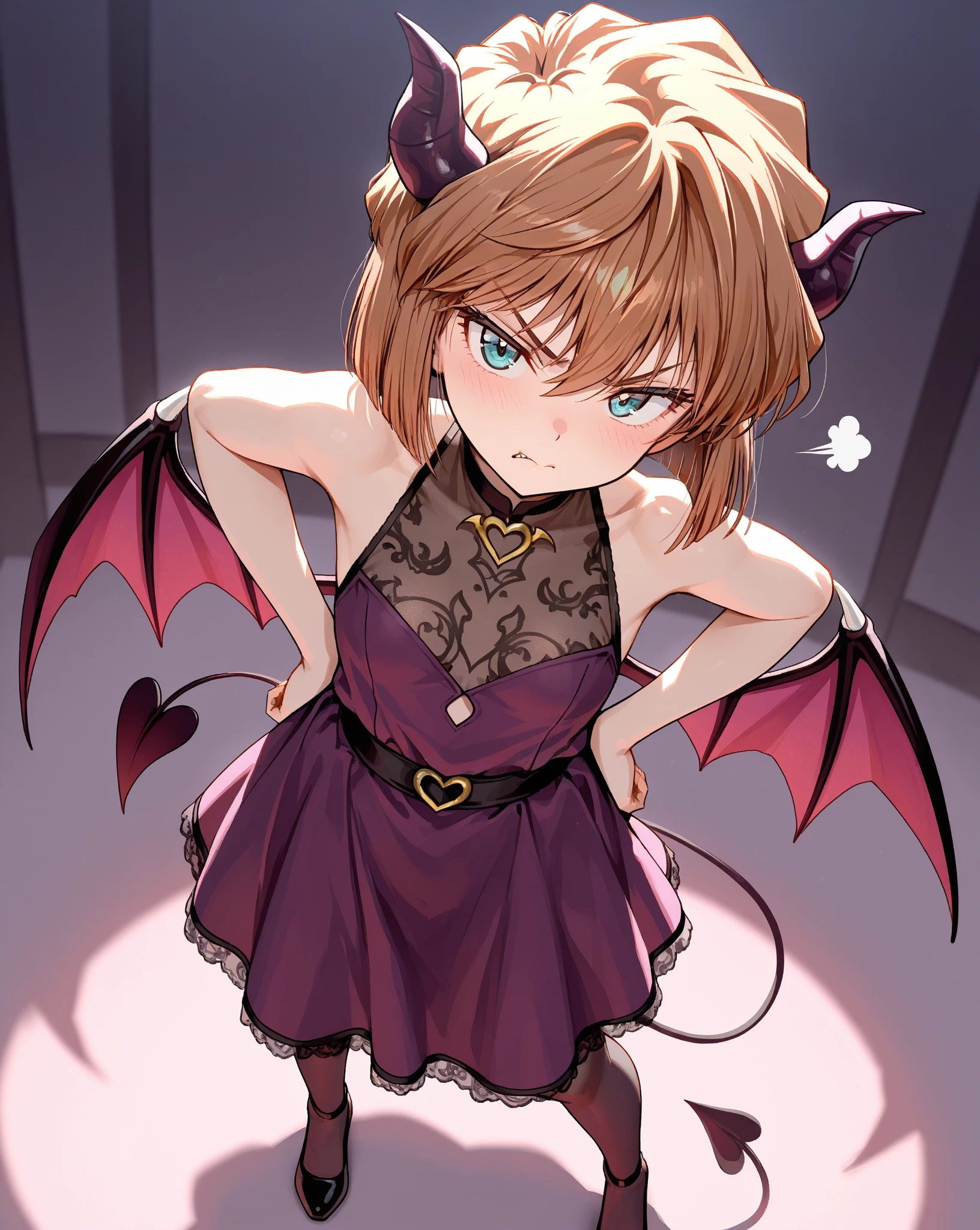 Anger , 8k, masterpiece, succubus, (Haibara Ai), full body, Solo ...