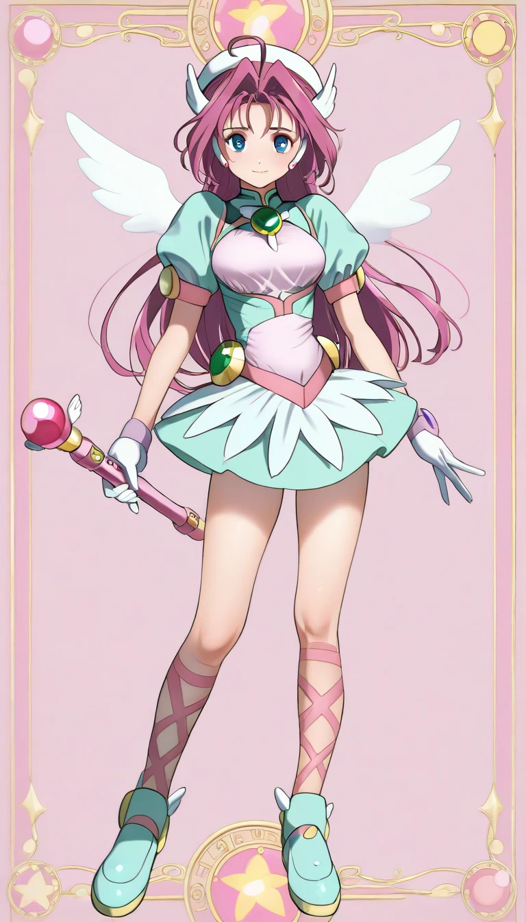 傑作, 高解像度,最高品質,Collector Haruna, 1 女の子, ソロ, ばかな髪, 魔法少女, 立っている - SeaArt AI