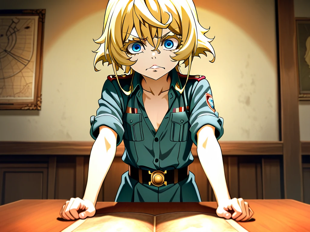 "Anime-style illustration of Tanya Degurechaff from 'The Saga of Tanya ...