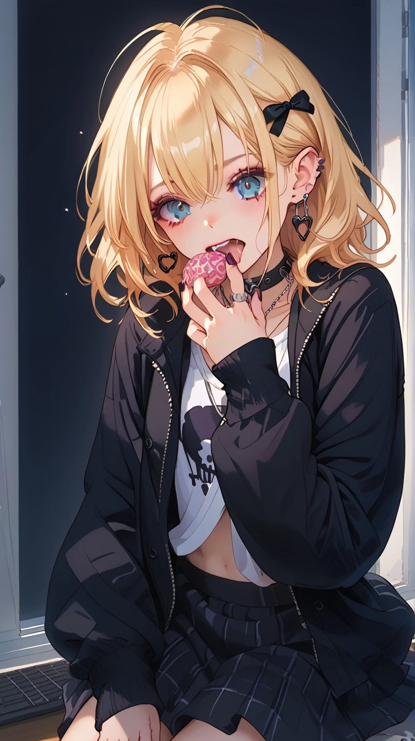 Transformation sequence, Nerd turns into a goth bimbo with provocative ...