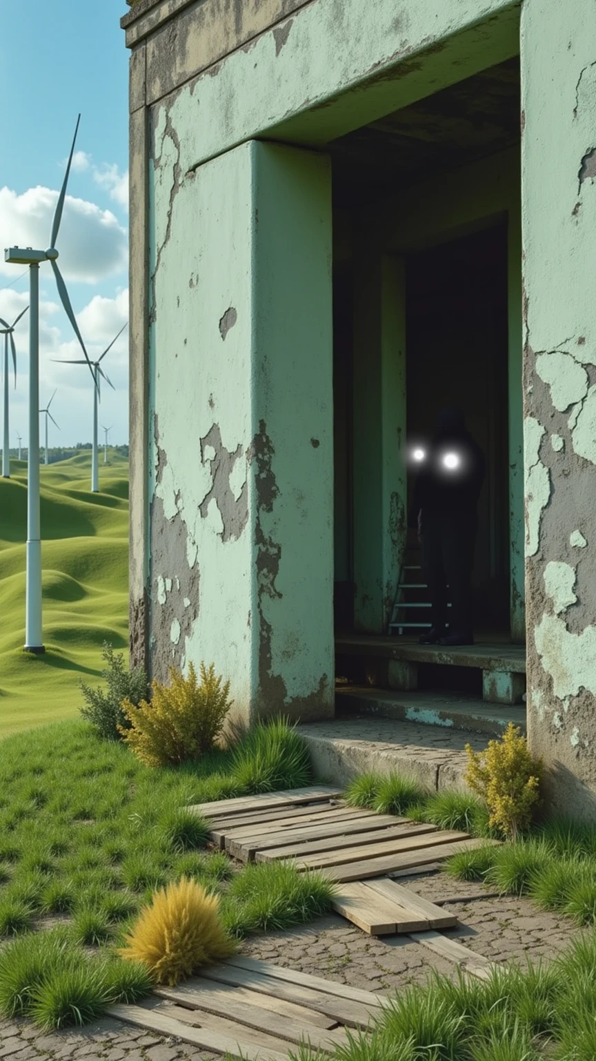 An hyper realistic surreal scene that blends reality with dreamlike ...