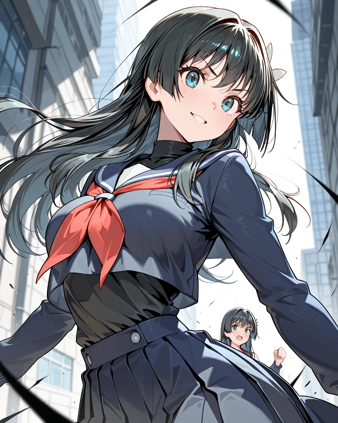 Dodge in Bullet Time, saten ruiko, masterpiece, more face, ultra HD ...