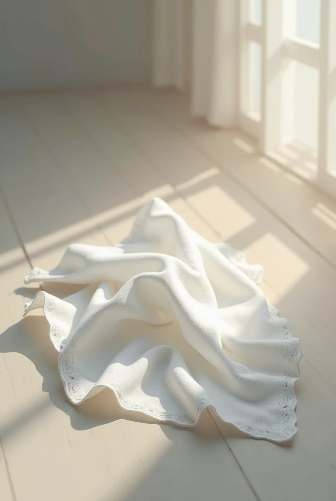 Make a white handkerchief thrown on the floor DON'T BE REALISTIC ...