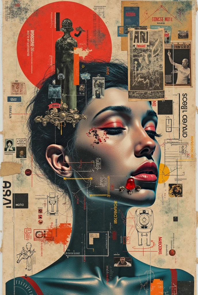 (best quality, ultra-detailed, 8k resolution, collage art style - SeaArt AI