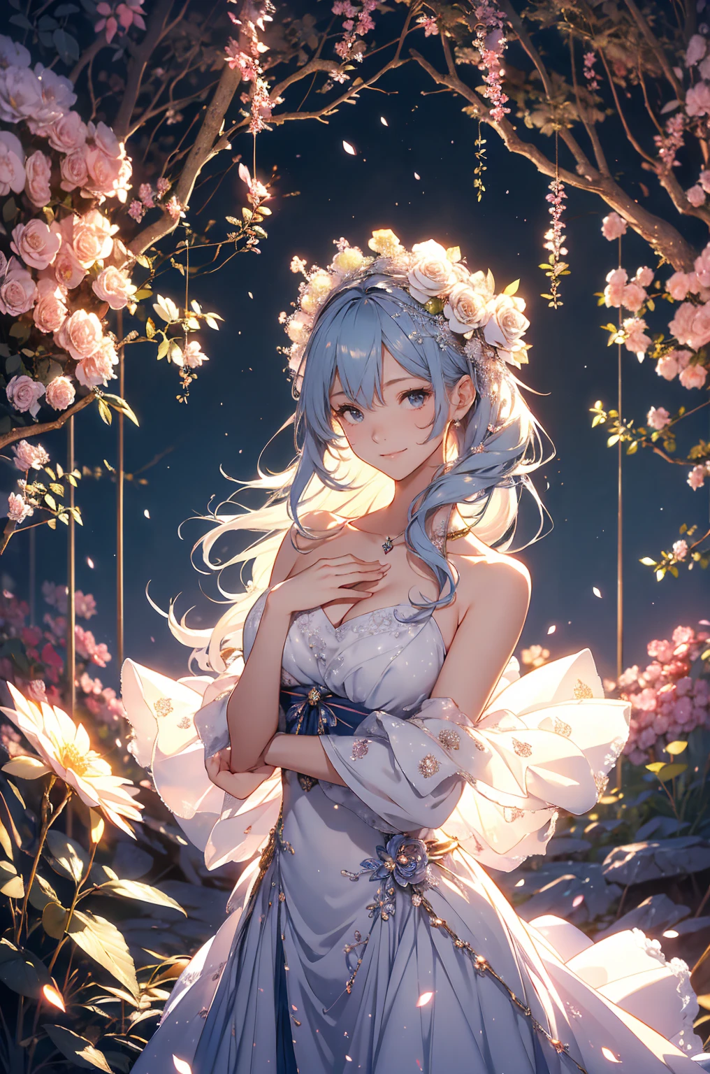 Best quality ！mystical 、( Bold Composition ) 1girl cute smile - SeaArt AI