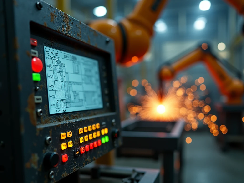 Industrial Grit & Precision Visual: A close-up of the B4B-XH - SeaArt AI