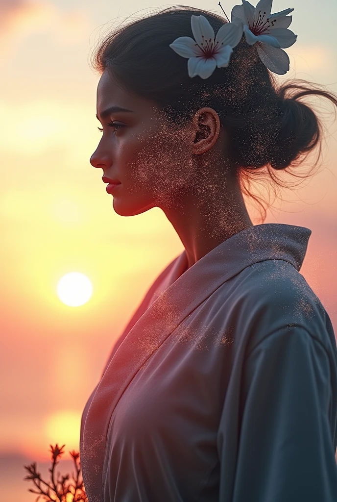 High quality, 8K Ultra HD, A beautiful double exposure that combines an ...