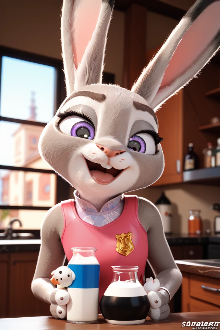 Zootopia,Judy,glay rabbit,high Quality,rabbit Baerst expansion - SeaArt AI
