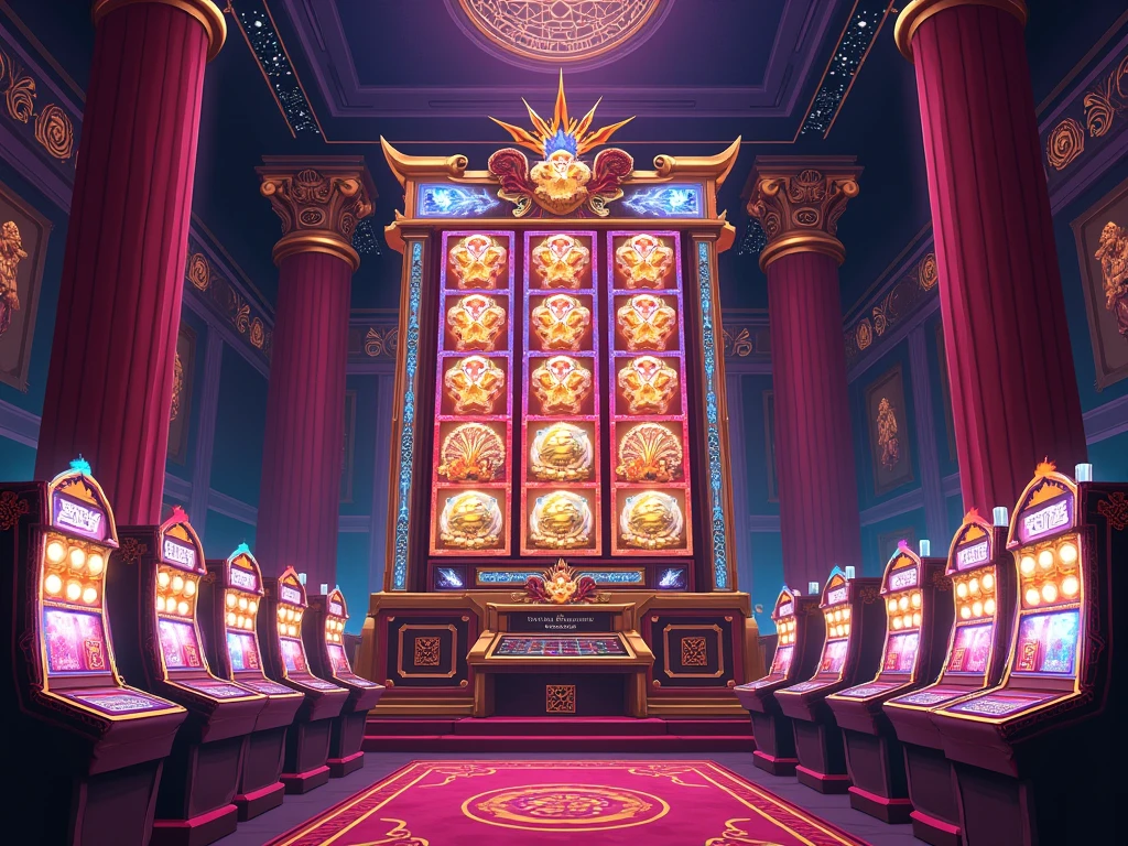 Colossal hybrid slot machine combining: Zeus' lightning bolts as power ...