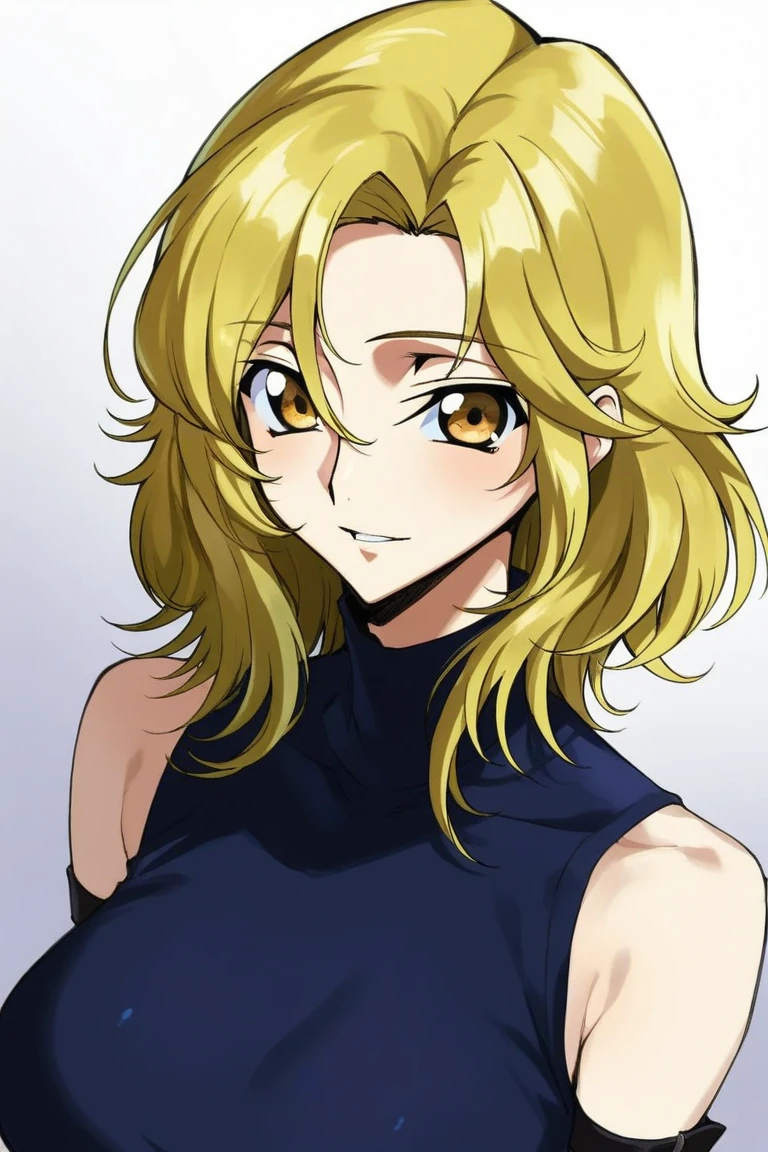 Code Geass、Chairman Mirei、Blonde medium hair - SeaArt AI