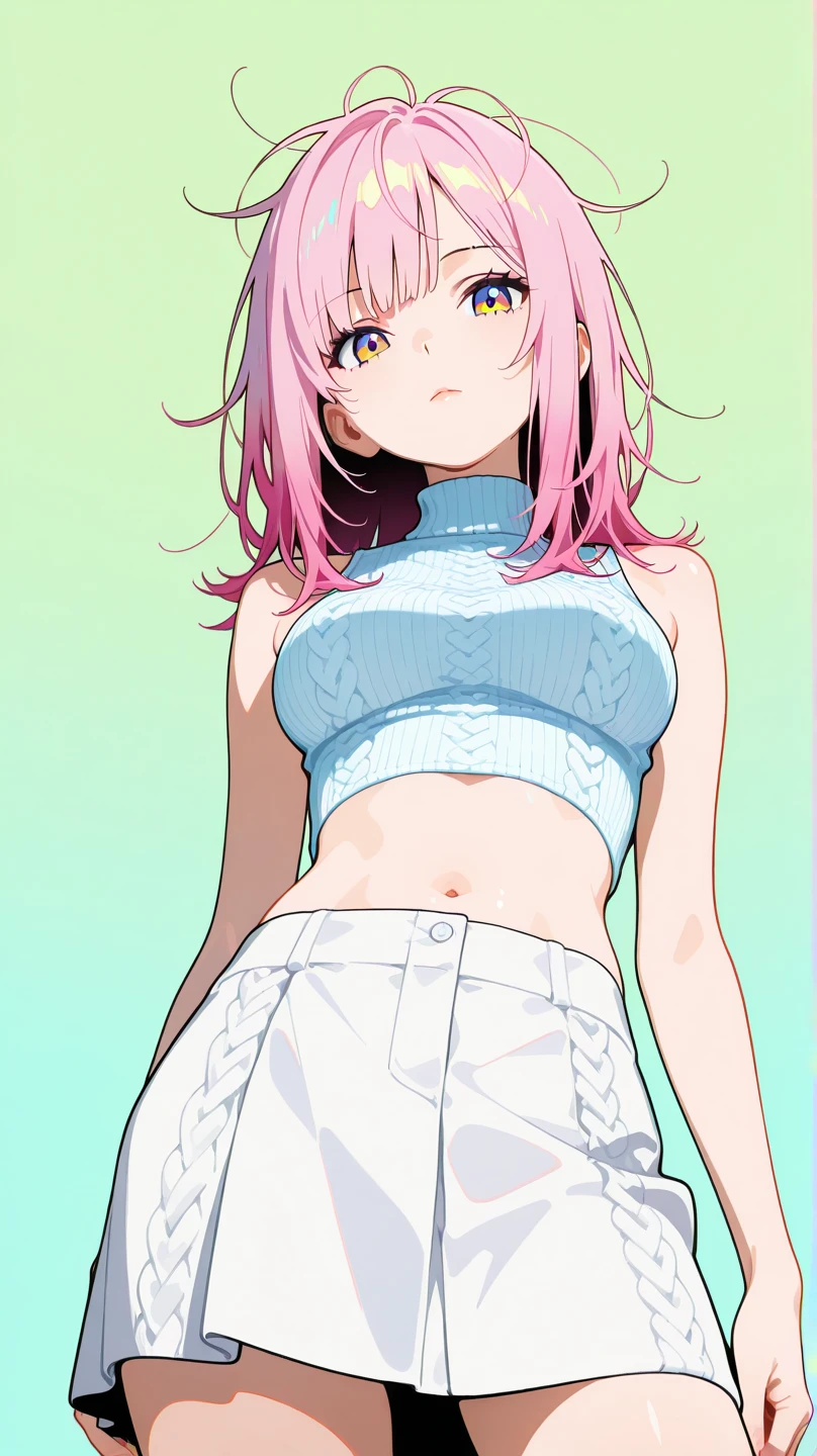 Masterpiece, best quality, 2d, flat shading, flat illustration - SeaArt AI