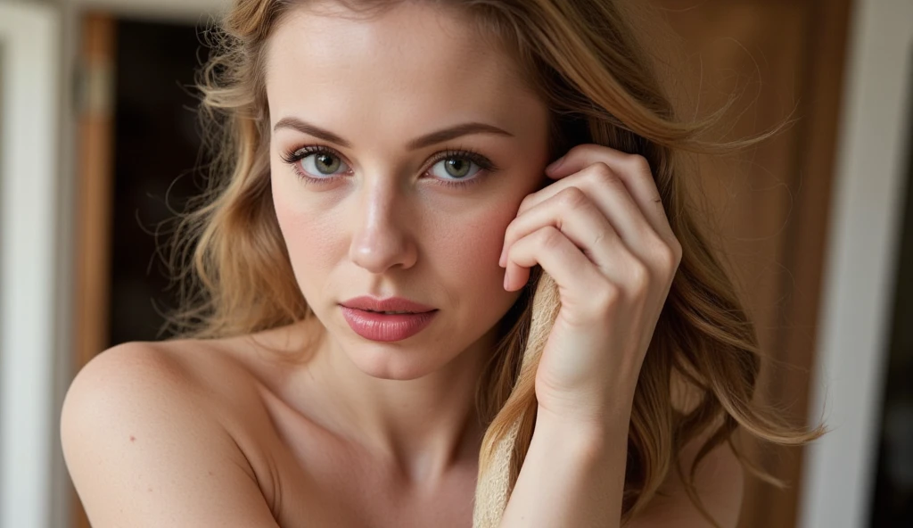 Sign 4: The Art of Preening Watch her lips and hair. These are some of ...