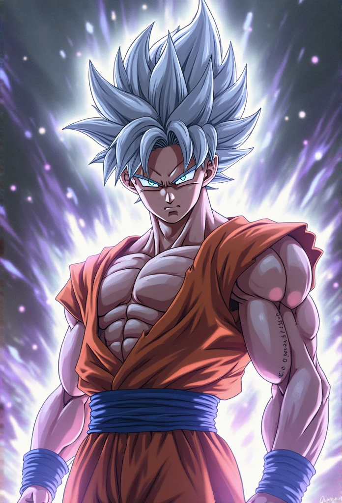 Create an ultra-realistic image of Goku in his Ultra Instinct form from ...