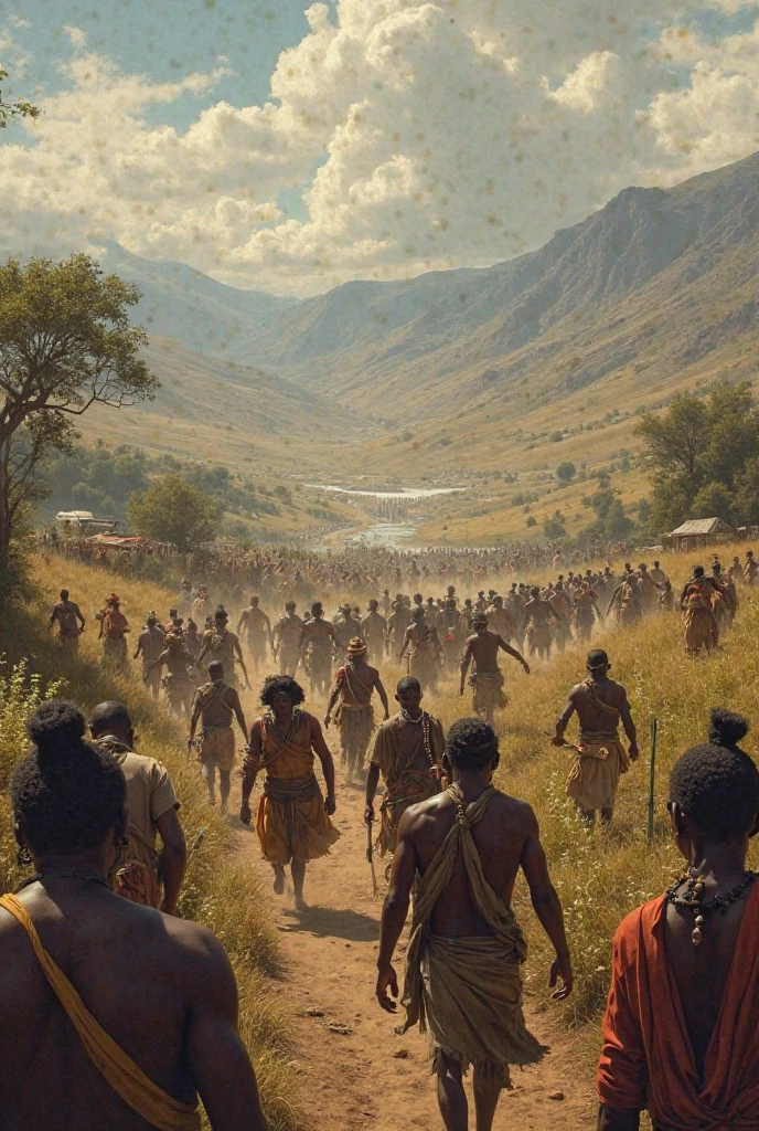 Visualise the mfecane - SeaArt AI