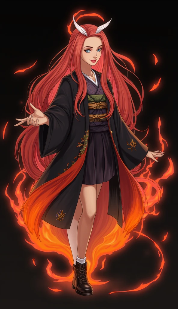 Nome: Hikari Enkyo (— "Light that echoes in flames") Idade: 12 anos ...