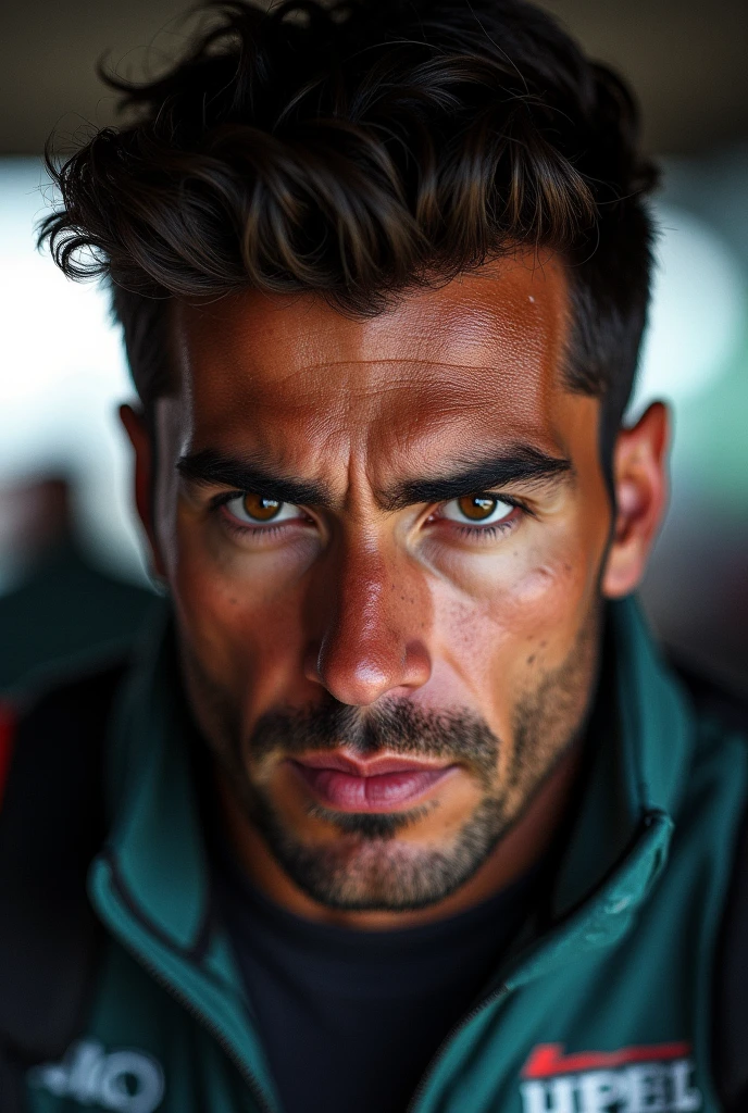 With the face of Carlos Sainz from Formula One - SeaArt AI