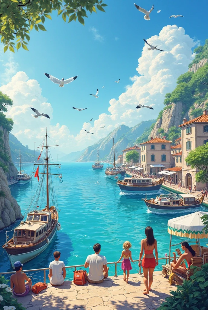 Nautical tourism - SeaArt AI