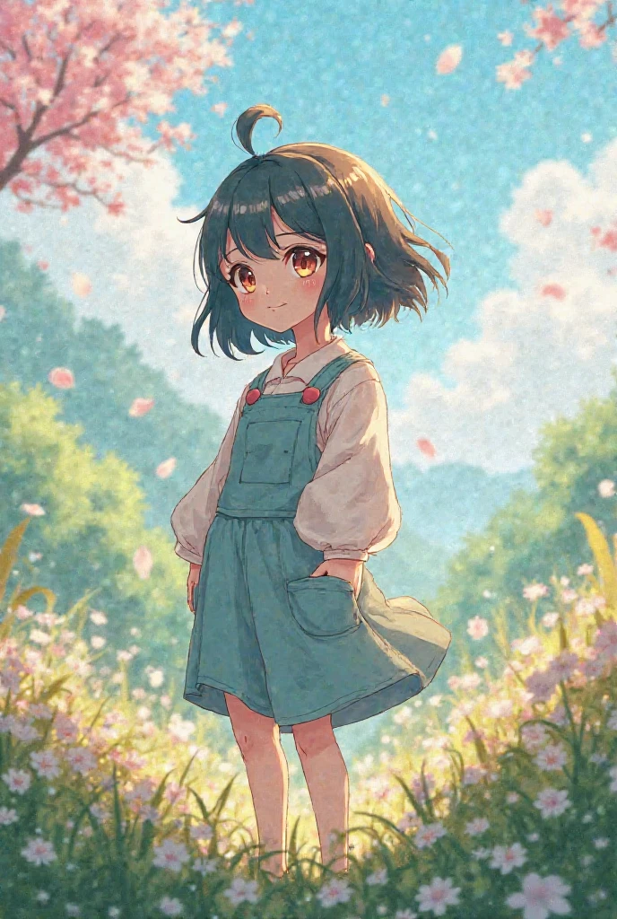 I want you to show me what an anime character looks like from afar ...