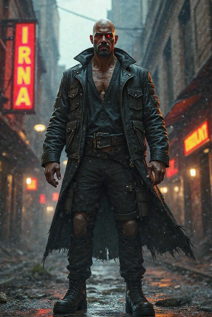 Kano from Mortal Kombat Reacher style - SeaArt AI