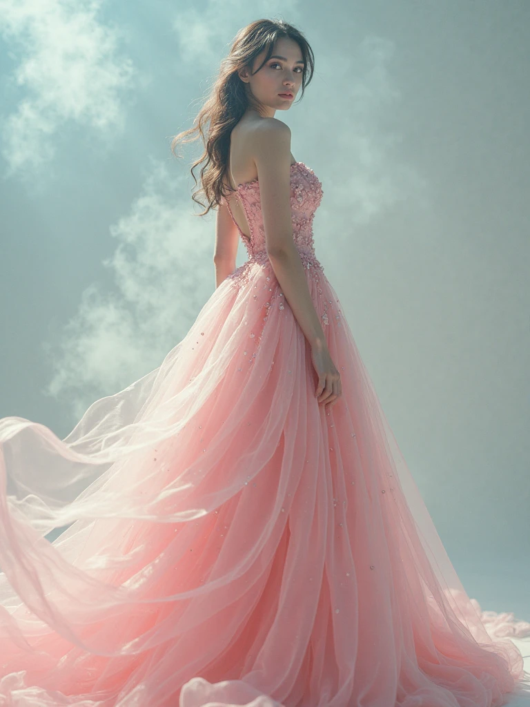 A photograph depicting an elegant, beautiful, stunning woman lender ...