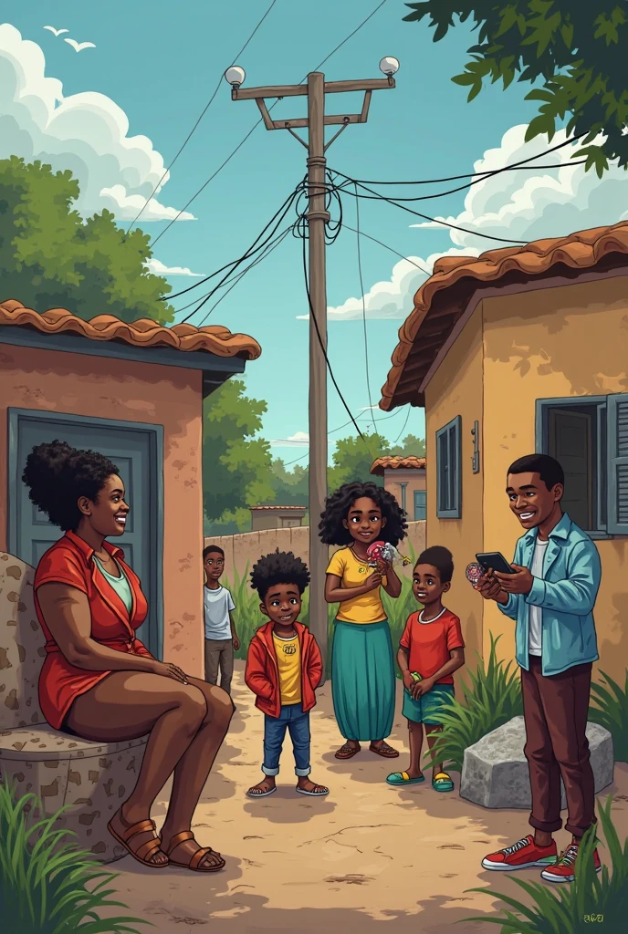 Title: “NEPA Don Show!” 📍 Scene: A small face-me-I-face-you compound ...