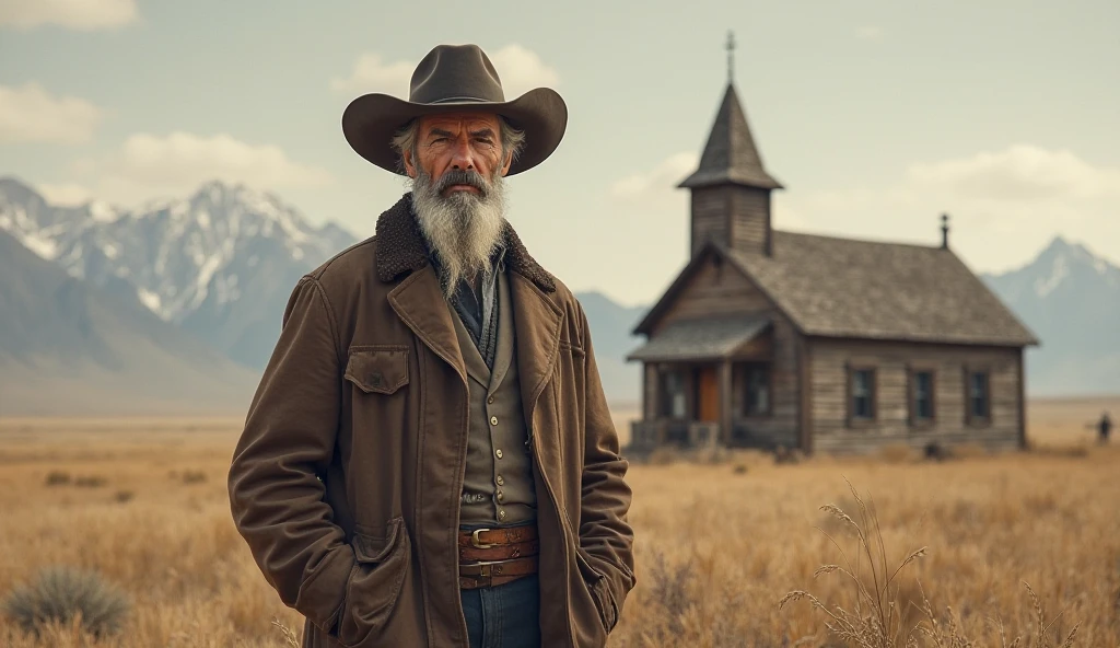 Protestant pastor in Wyoming in 1890 - SeaArt AI