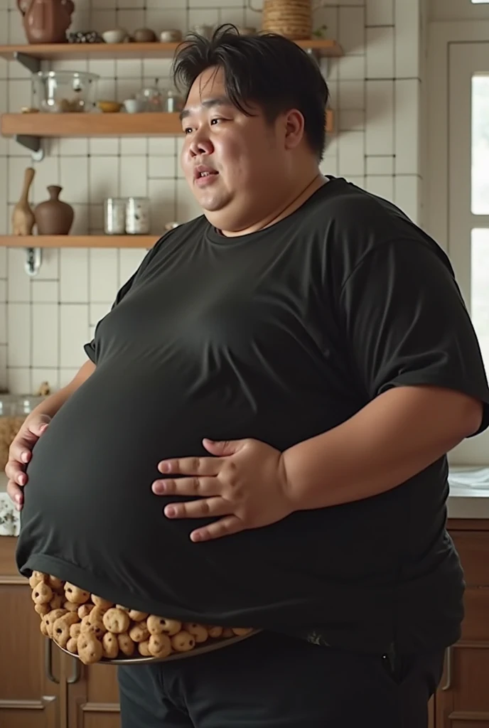 Realistic photo, young, fat, obese, Korean man, 20 years old - SeaArt AI