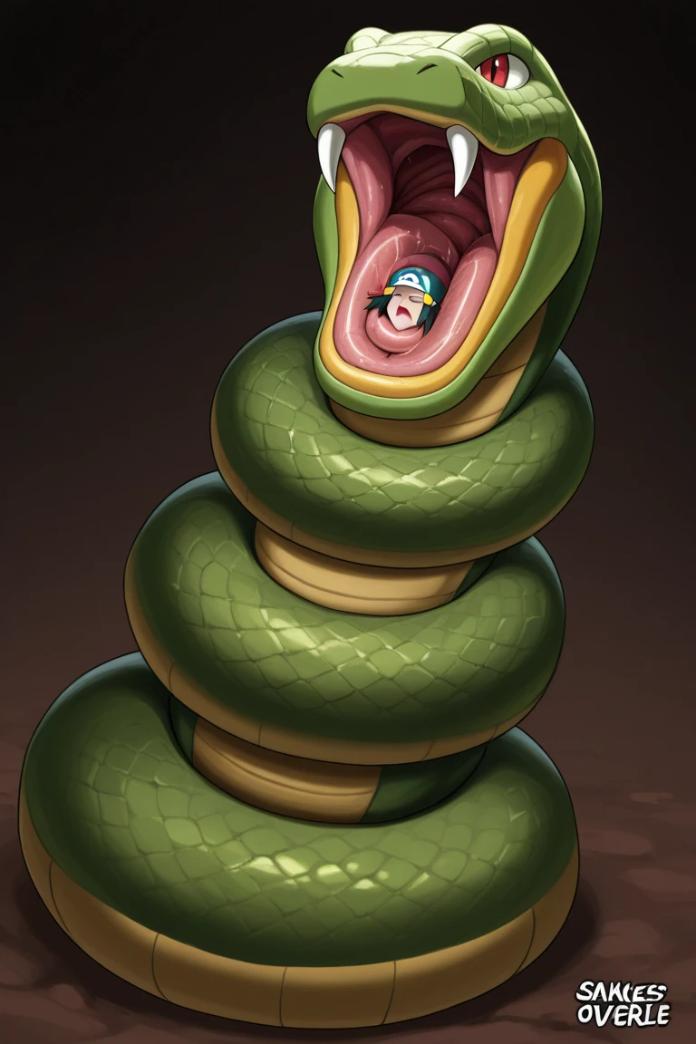 Pokemon's Dawn, snakevore, snake's coil, willingpray, naked, head fast ...