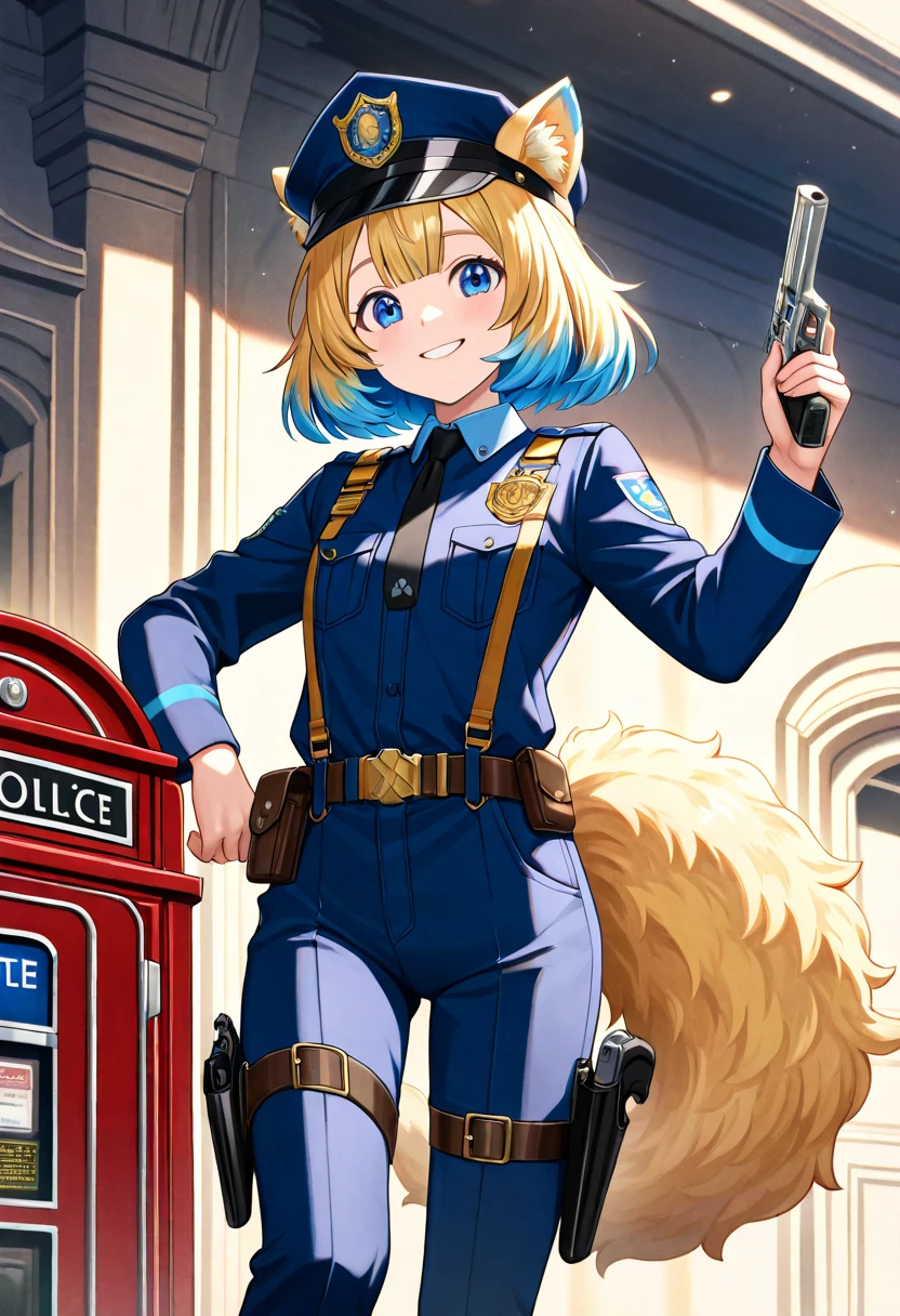 Create a high-quality character illustration of “Omamori Inumaru ...