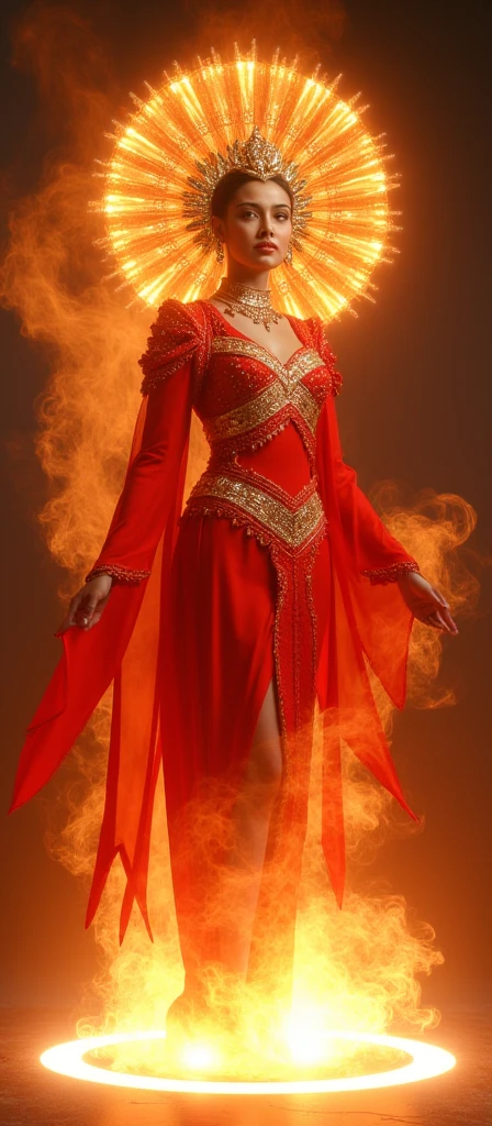 Full Body photorealistic of beautiful and gorgeous Celestial Lalahon ...