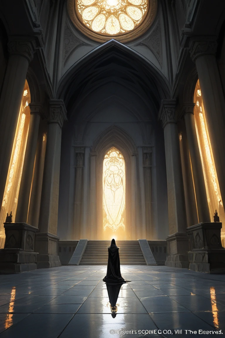 "A powerful Renaissance-style painting depicting the moment the veil of ...