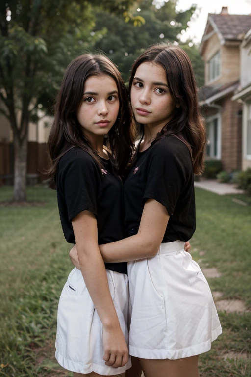 Conjoined twin girls grow up in community environment - SeaArt AI