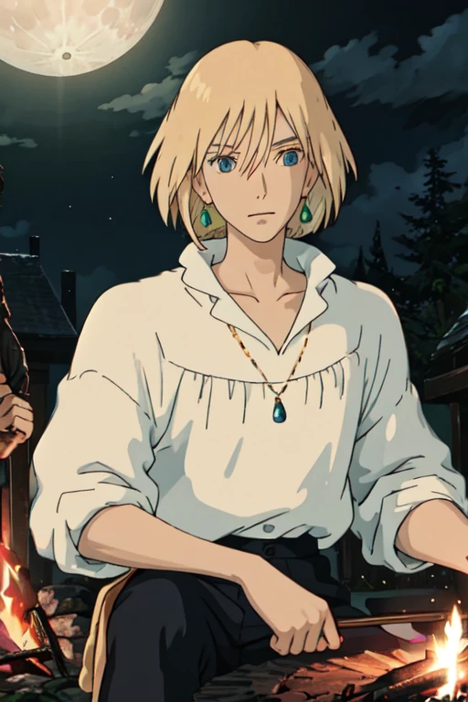 Masterpiece, 1boy, solo, howl_jenkins, blue eyes, detailed eyes - SeaArt AI