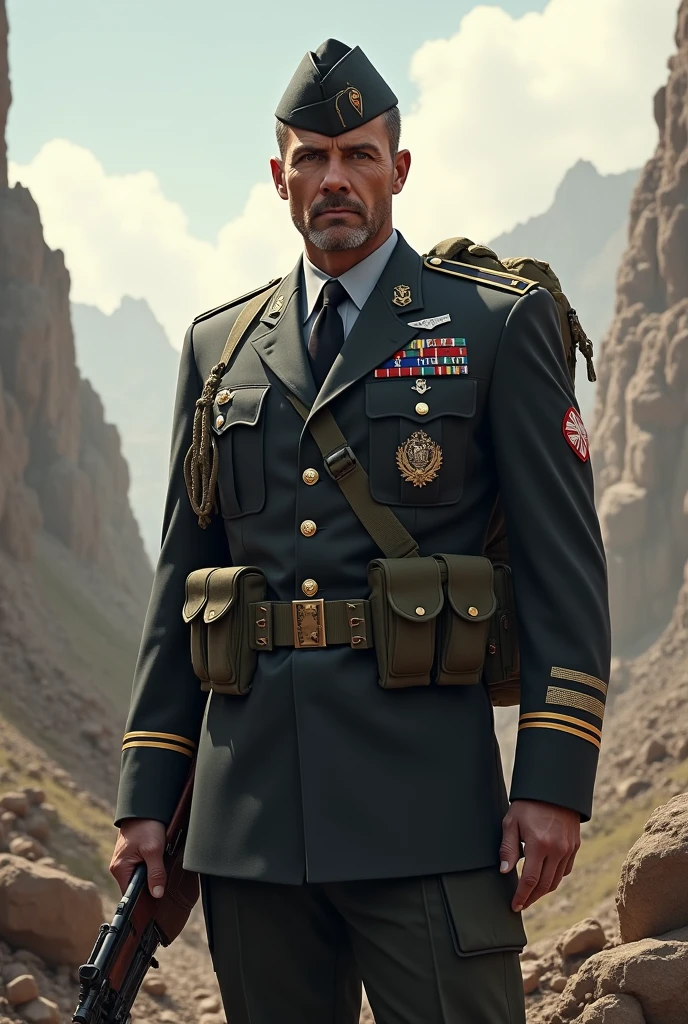 Draw me a soldier - SeaArt AI