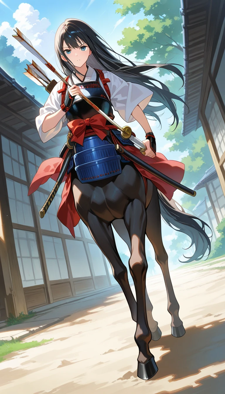 1girl, masterpiece, best quality, anime, Japanese anime, centaur ...