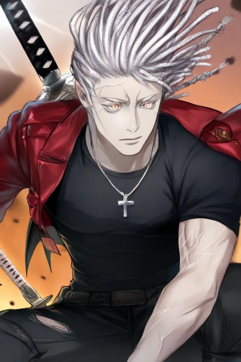 Estilo: Anime dark urban fantasy (inspired by jujutsu kaisen - SeaArt AI