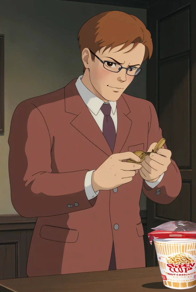 「Wait 3 minutes and do it。」 ~3 minutes later~ 「Noodles、Noodlesぁ！？」