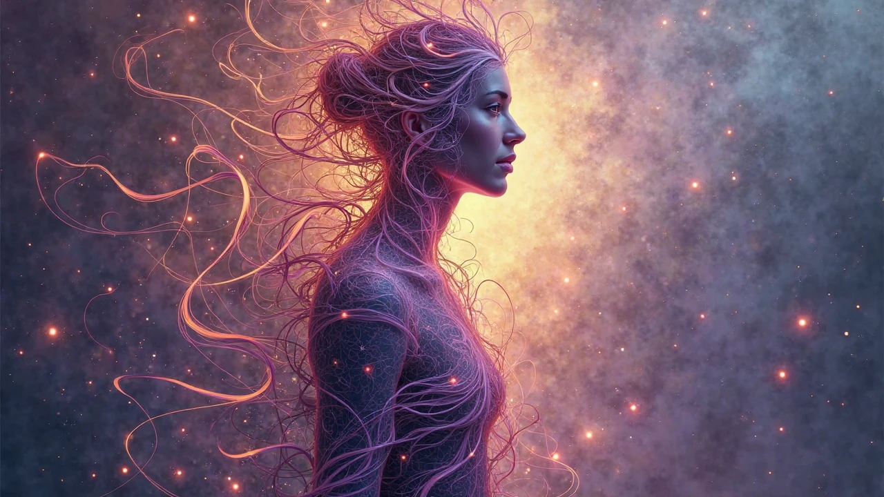 "An abstract representation of the self-aware individual, where the ...