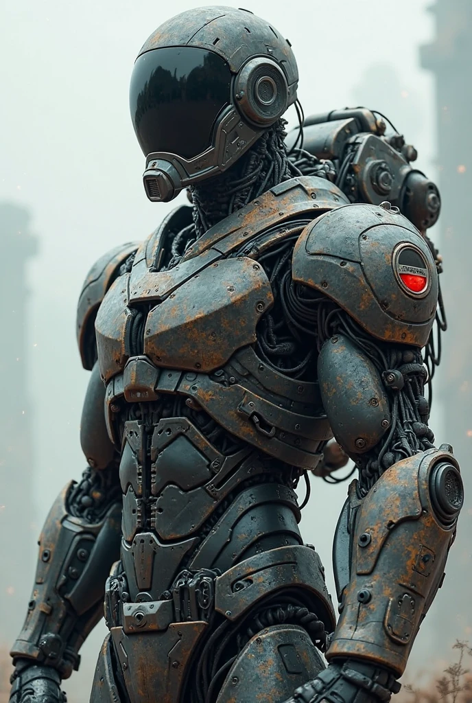 A character that he's like a 3-meter-tall titan, with some wires from ...
