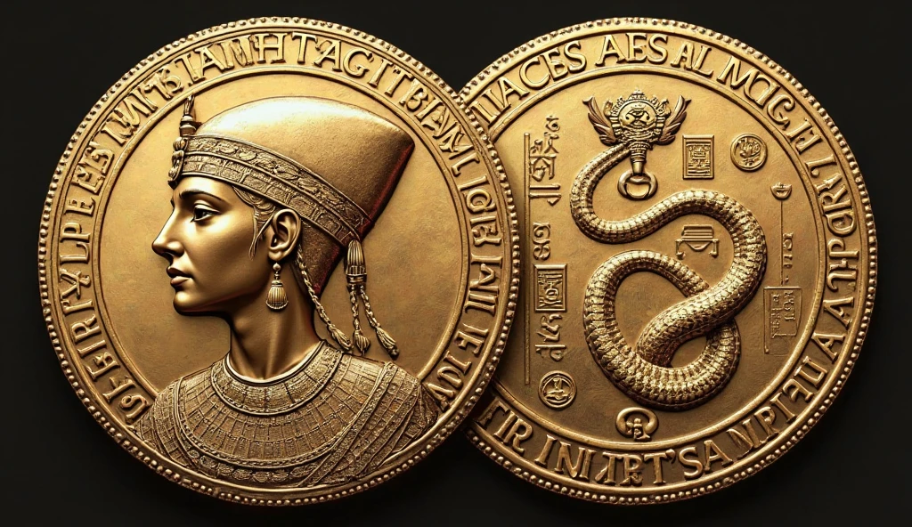 's Egyptian-era coins - SeaArt AI