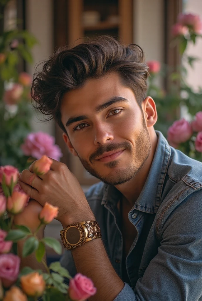 Create a boyfriend for me and include him in the photo - SeaArt AI