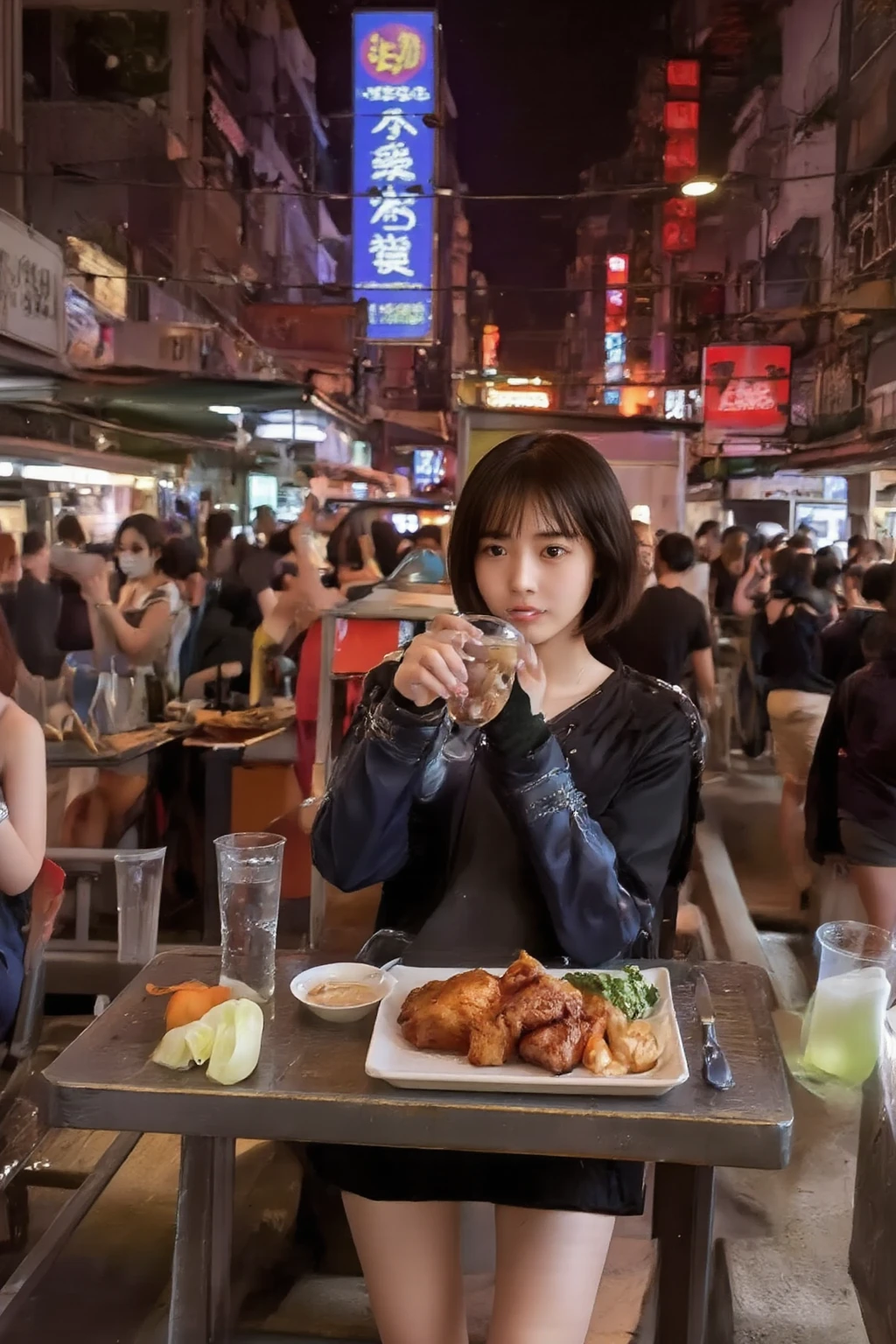 Late Night:1.100））））））））））））））））））ultra-high image quality of p - SeaArt AI