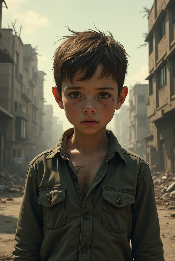 Create a boy with cancer named Bryan in the poster of The Walking Dead ...