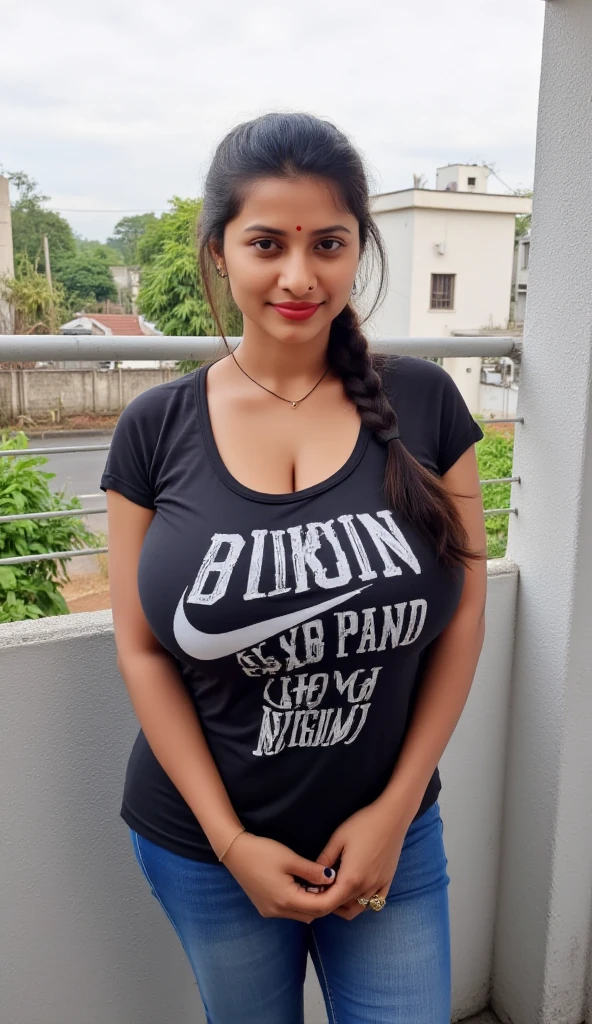 Tall dark brown oily skin indian nerd girl with fat thick curvy mom ...