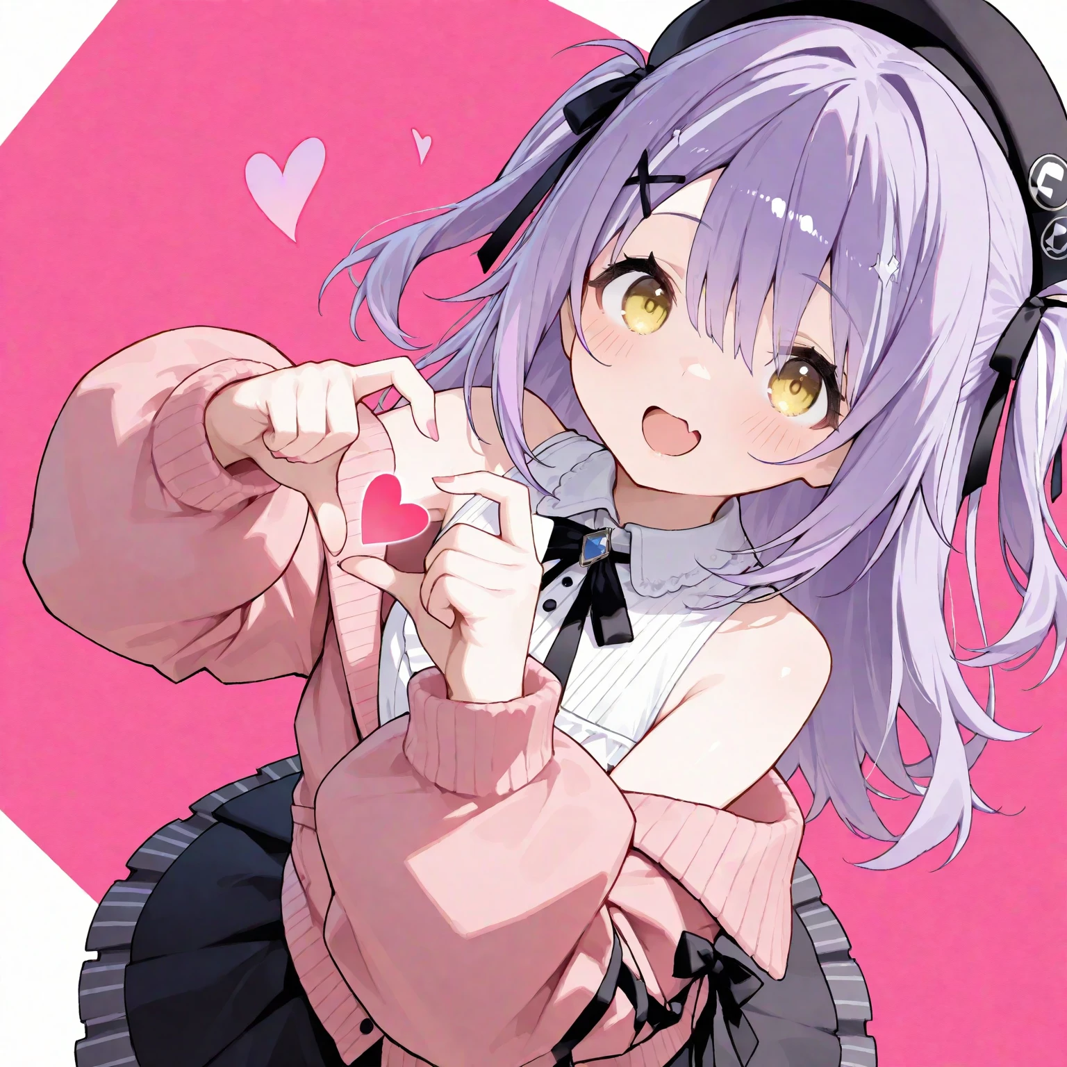 1girl\(shinomiya runa\), purple hair, long hair, two side up - SeaArt AI