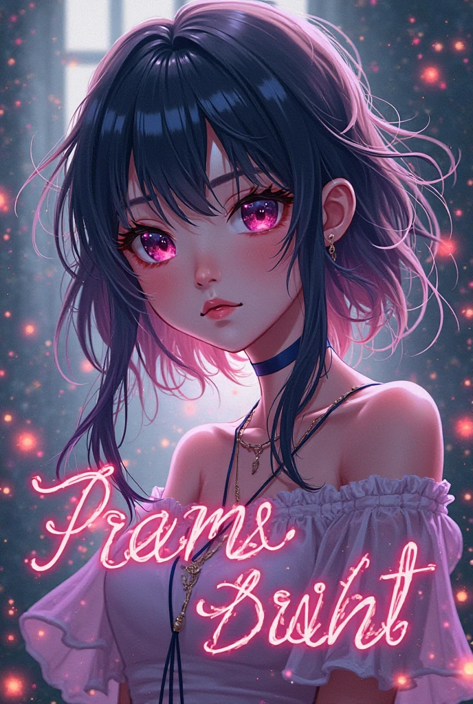 Front Book Cover with Text & Anime Character - SeaArt AI