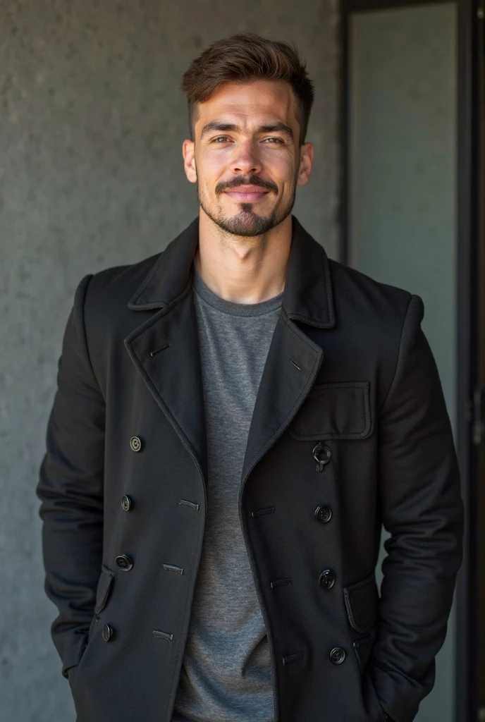 Prompt: “A professional profile picture of a muscular boy with a clean ...