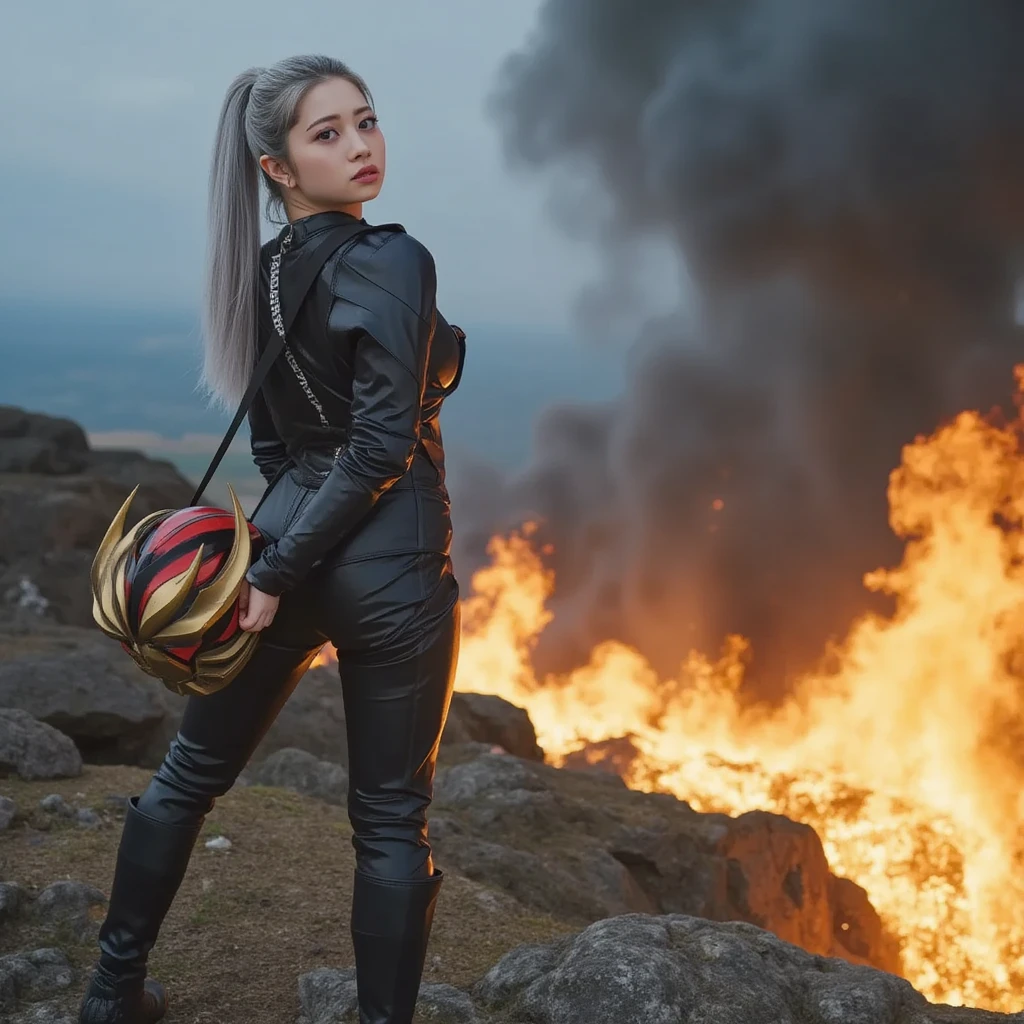 The Birth of a New Masked Rider. masterpiece, cinematic lighting ...