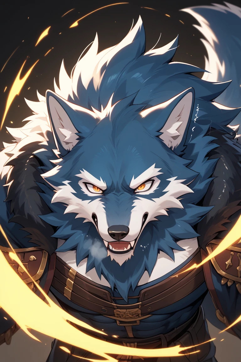 Masterpiece、Wolf Beast、furry、 male、full body hair、fluffy coat - SeaArt AI