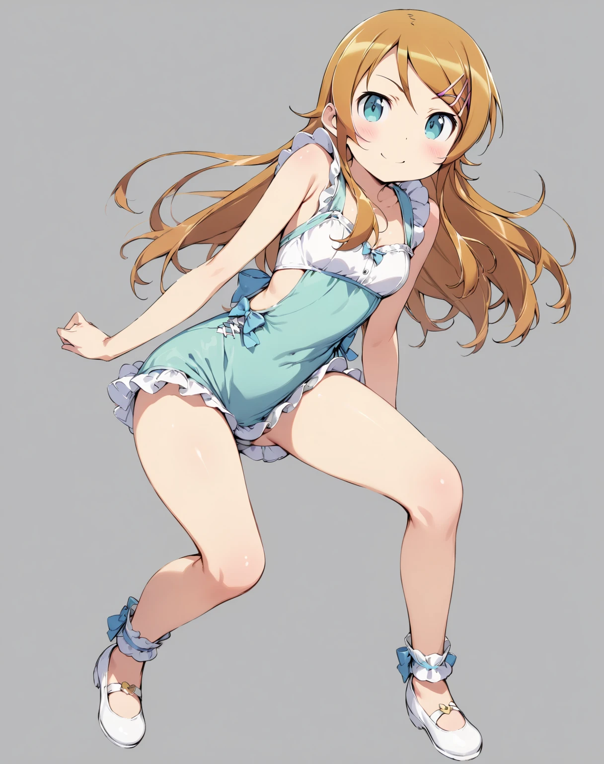 (masterpiece), (top quality), Kirino Kousaka, bungs, long hair - SeaArt AI